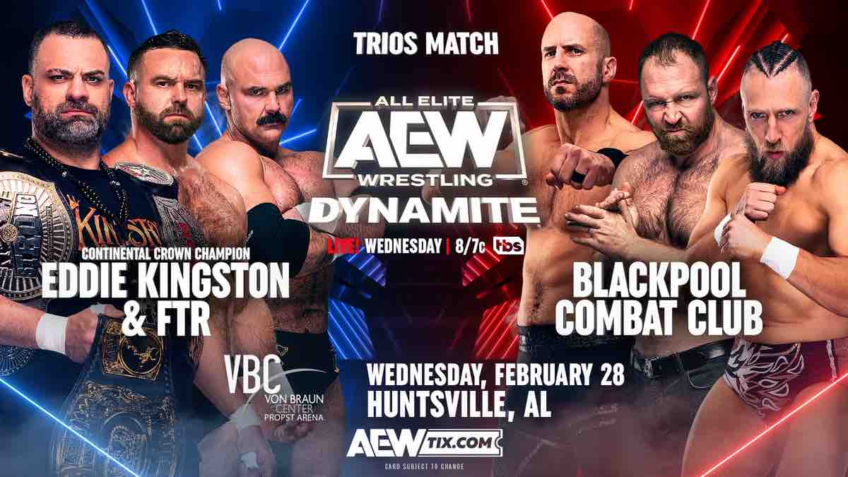 Big Trios match set for 2/28 AEW Dynamite; Update on match for Revolution - WWE News, WWE ...