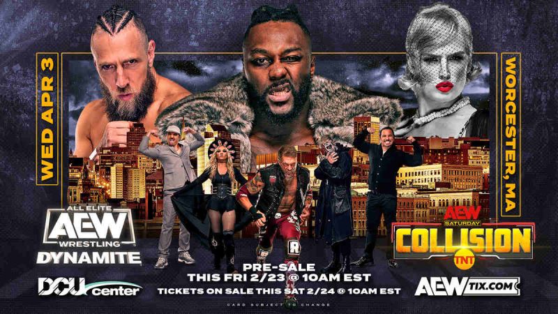 AEW to hold Dynamite/Collision double taping during WrestleMania week ...