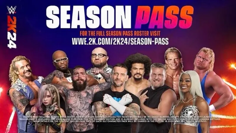 Full roster revealed for WWE 2K24 Season Pass - WWE News, WWE Results ...