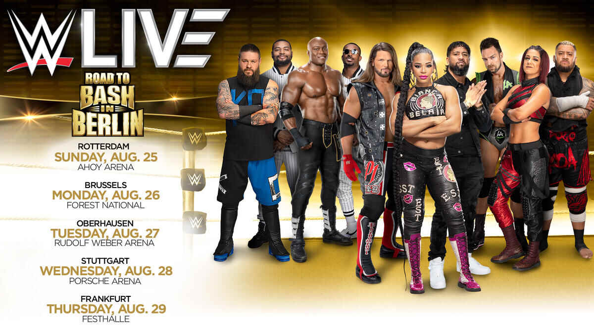 WWE announces Road To Bash In Berlin Tour - WWE News, WWE Results, AEW ...