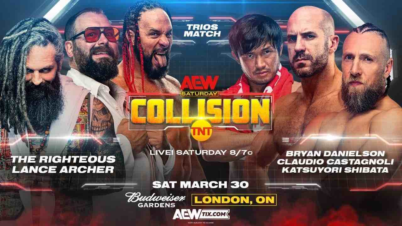 AEW Collision Results - 3/30/24 (Trios Action, TNT Title Open Challenge, More!) - WWE News, WWE ...