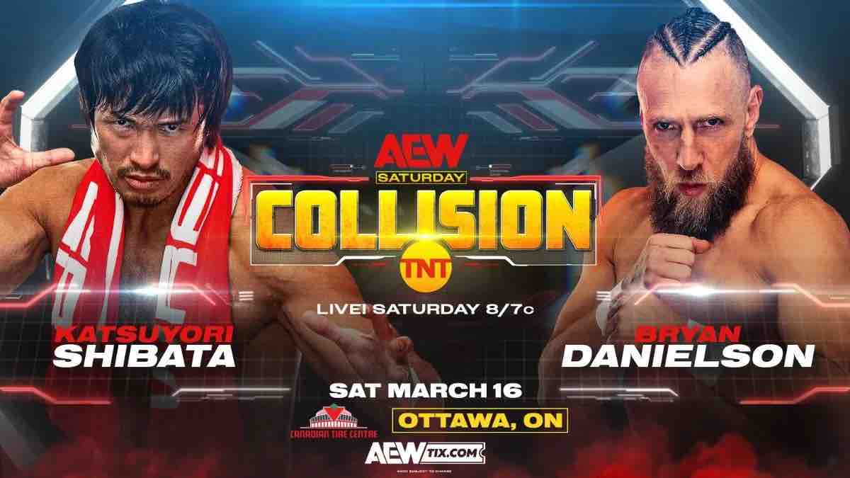 AEW Collision Results - 3/16/24 (Katsuyori Shibata vs. Bryan Danielson, Title Match and more ...