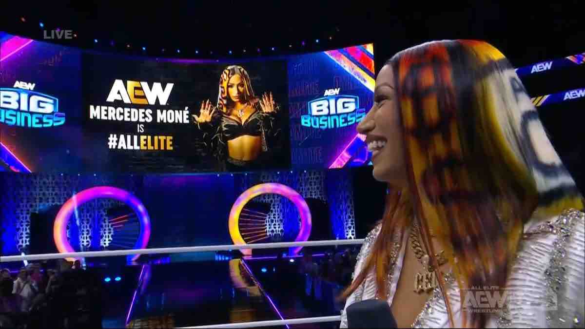 AEW Dynamite: Big Business viewership up for Mercedes Mone' debut - WWE News, WWE Results, AEW ...
