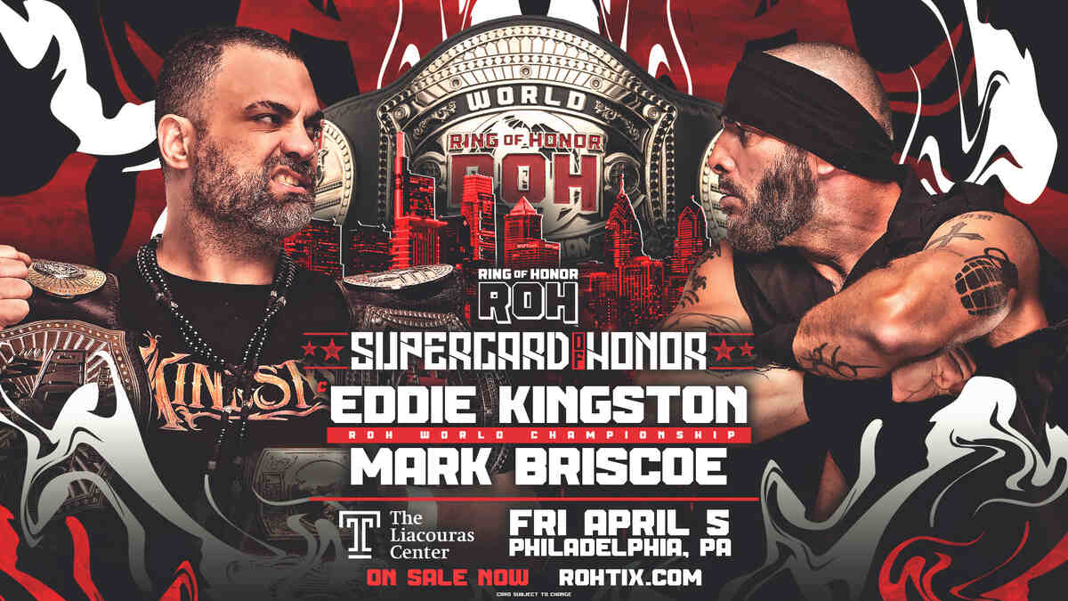 ROH World Championship match announced for Supercard of Honor - WWE ...