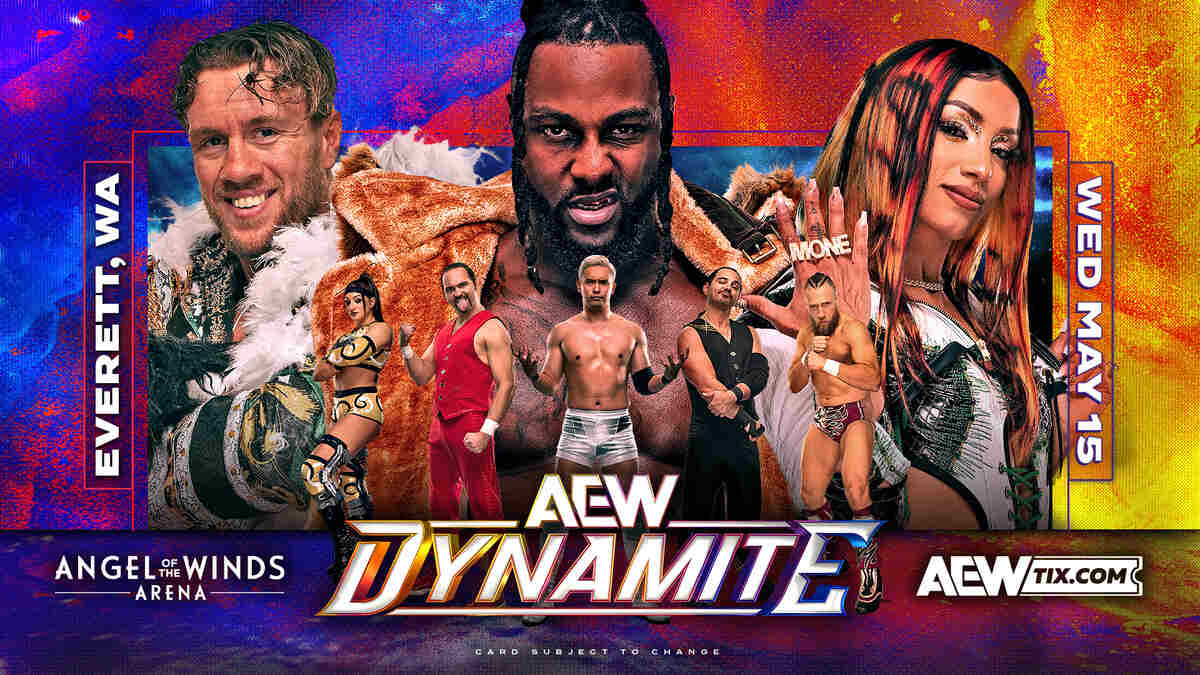 Current lineup for 5/15 AEW Dynamite - WWE News, WWE Results, AEW News ...