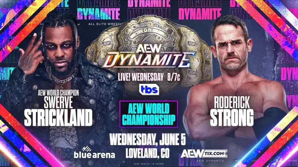 World Title Match added to 6/5 episode of AEW Dynamite - WWE News, WWE Results, AEW News, AEW ...