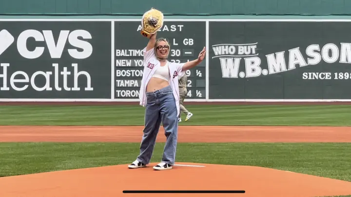 Watch Liv Morgan throw first pitch at Boston Red Sox game - WWE News ...