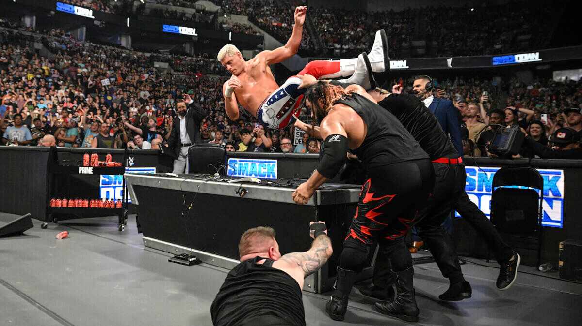 WWE SmackDown Highlights: The Bloodline 'destroy' Cody Rhodes and Kevin ...