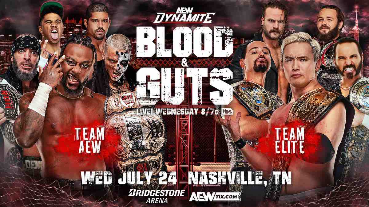 AEW Dynamite - Blood & Guts Preview: Team AEW vs. Team Elite, Title Match - WWE News, WWE ...
