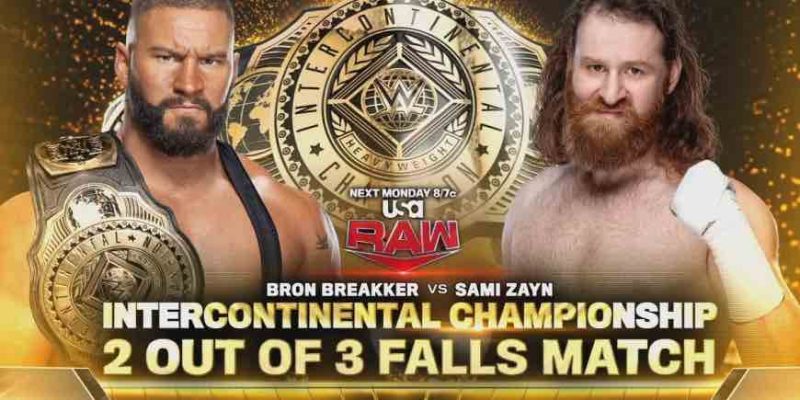 2 out of 3 Falls for IC Title and No. 1 contenders match set for 8/12 WWE Raw - WWE News, WWE ...