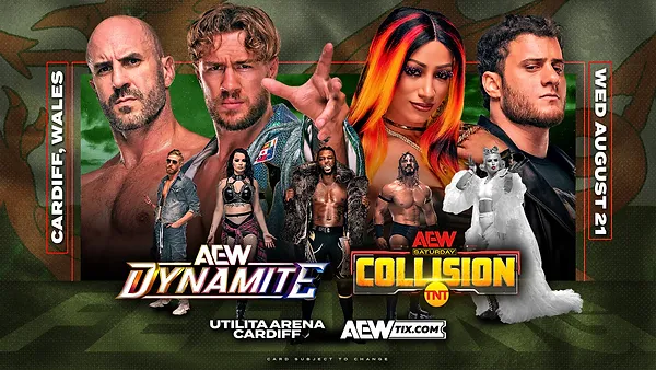 AEW Dynamite and Collision SPOILERS from Cardiff - WWE News, WWE Results, AEW News, AEW Results