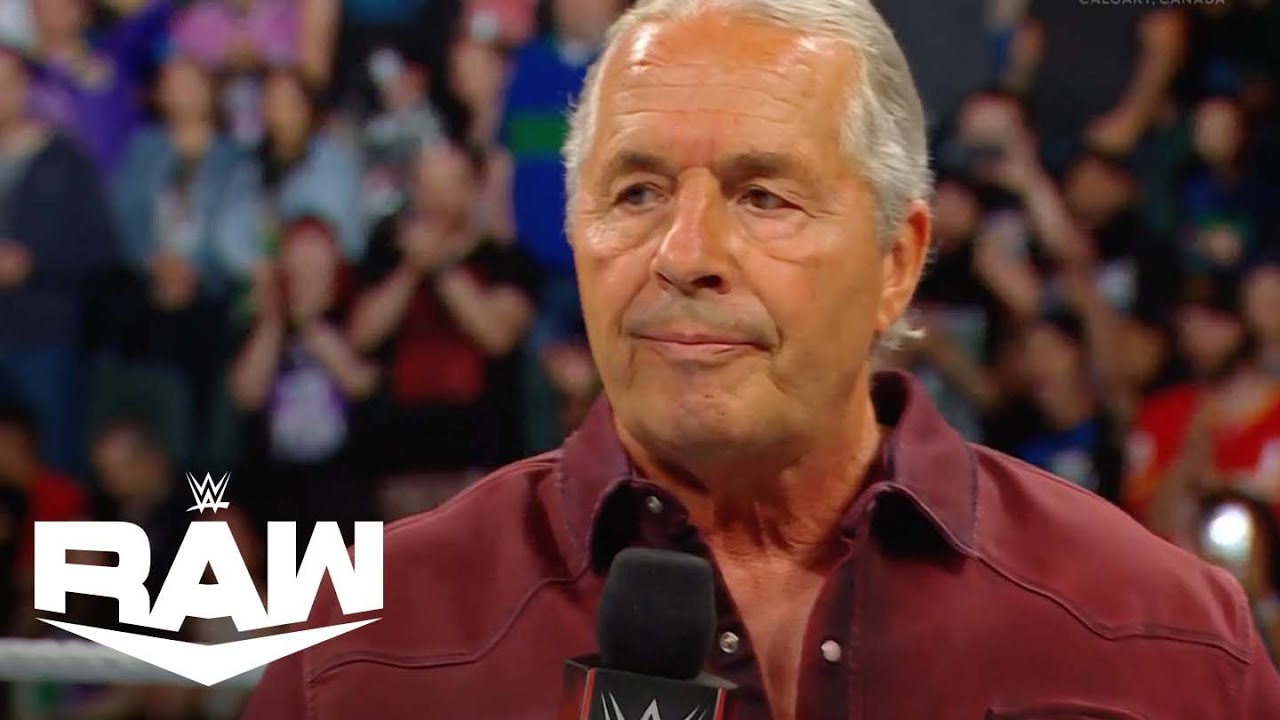 Video: Bret Hart reflects on returning to WWE Monday Night Raw in ...