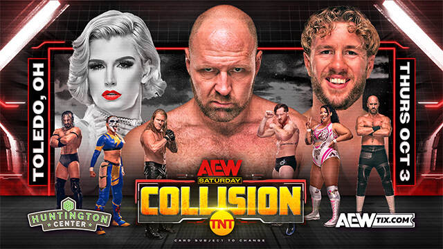 AEW Collision SPOILERS: Matches taped 10/3 to air on 10/5 - WWE News, WWE Results, AEW News, AEW ...
