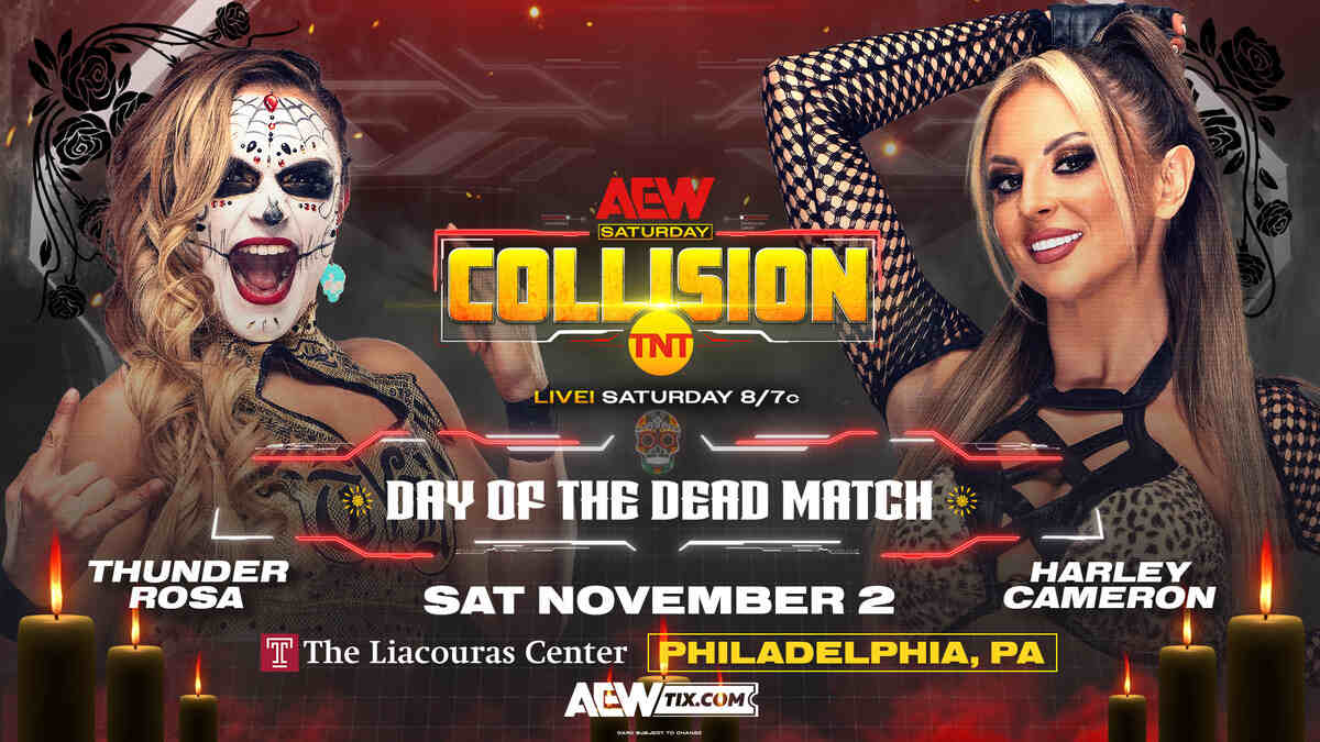 Day of the Dead Match set for next week's AEW Collision; updated lineup ...