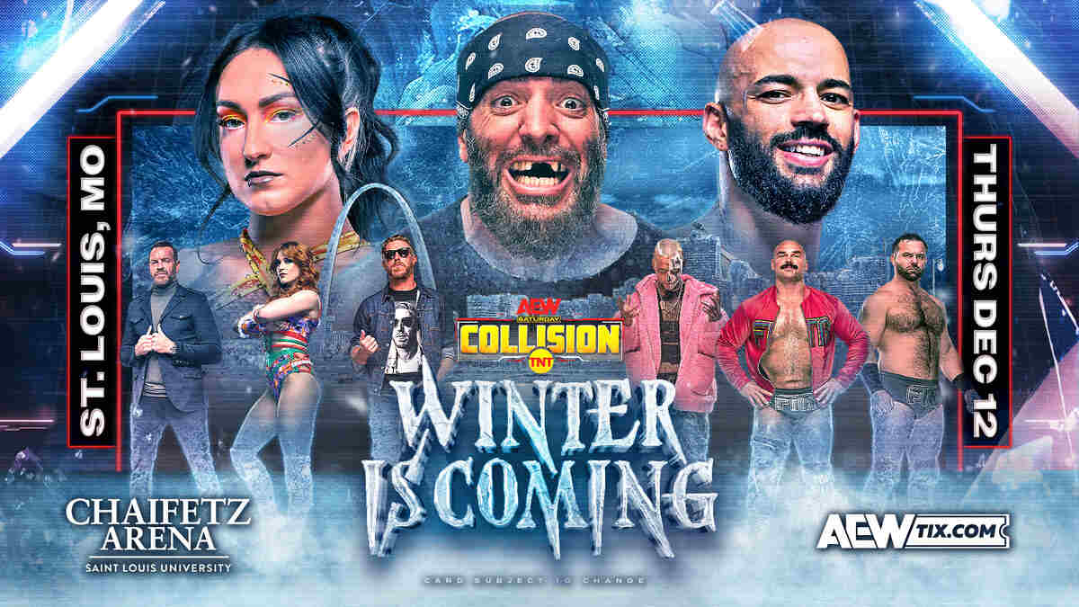 AEW Collision SPOILERS: Matches taped 12/12 to air on 12/14 - WWE News ...