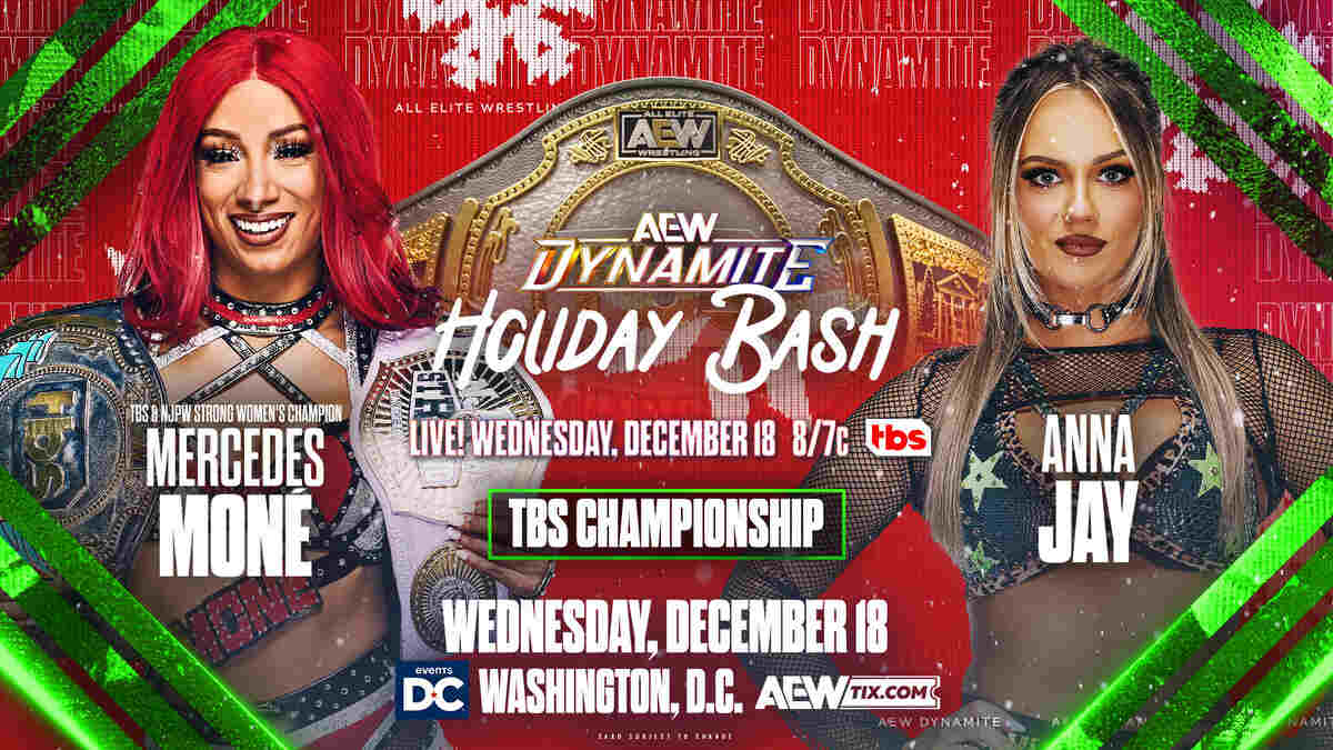AEW Dynamite Holiday Bash Preview: TBS Title Match, Continental Classic Gold and Blue League ...