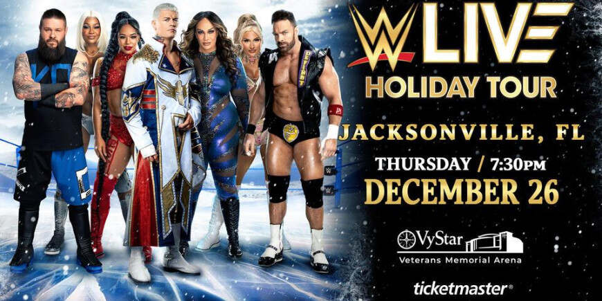 12/26 WWE Holiday Tour Results From Jacksonville, Florida - WWE News ...