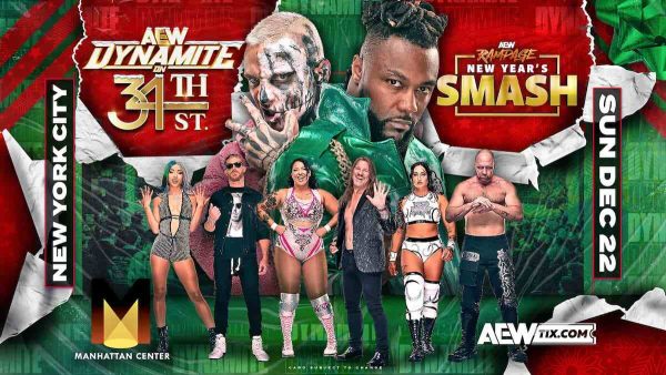 AEW Dynamite and Rampage SPOILERS: Matches and segments taped 12/22 to ...