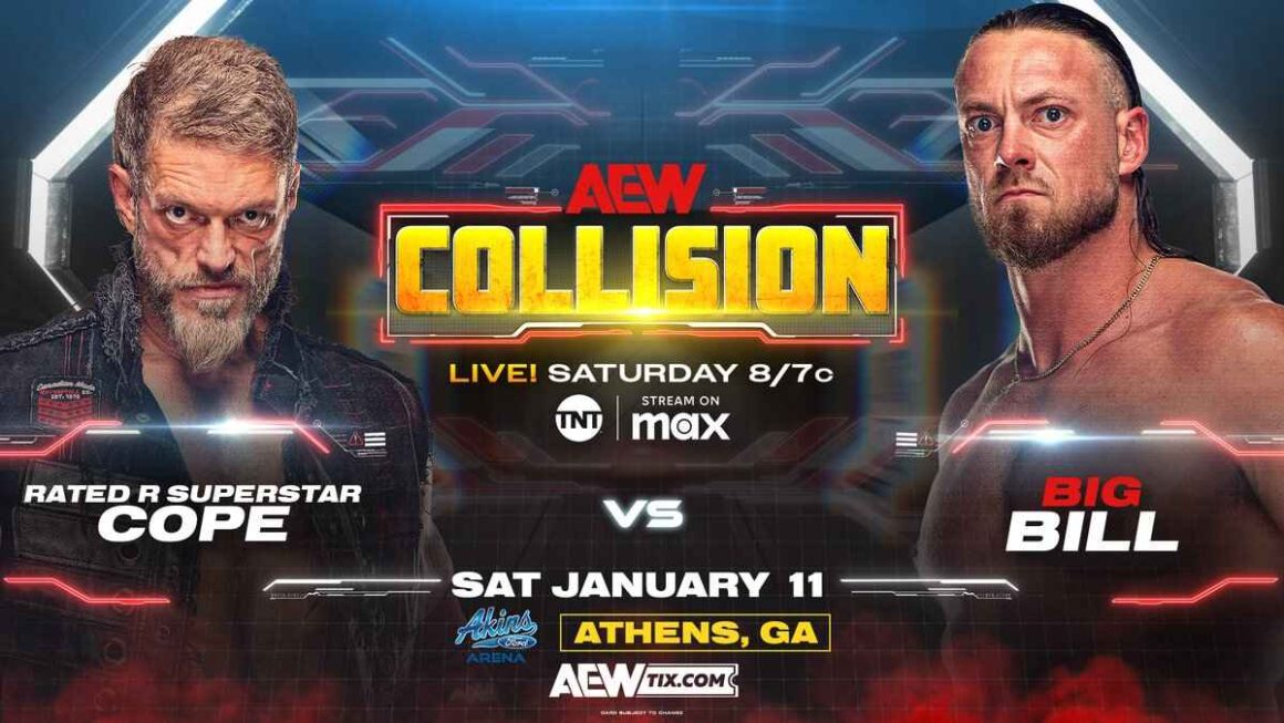 AEW Collision Results - 1/11/25 (TNT Title Match, Cope vs. Big Bill and ...