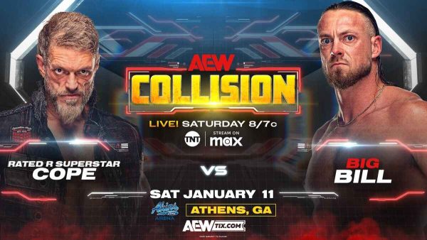 AEW Collision Results - 1/11/25 (TNT Title Match, Cope vs. Big Bill and ...