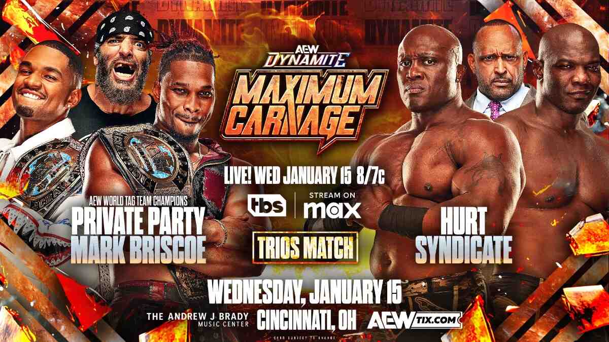 Trios match added to lineup for AEW 'Maximum Carnage' Dynamite - WWE News, WWE Results, AEW News ...