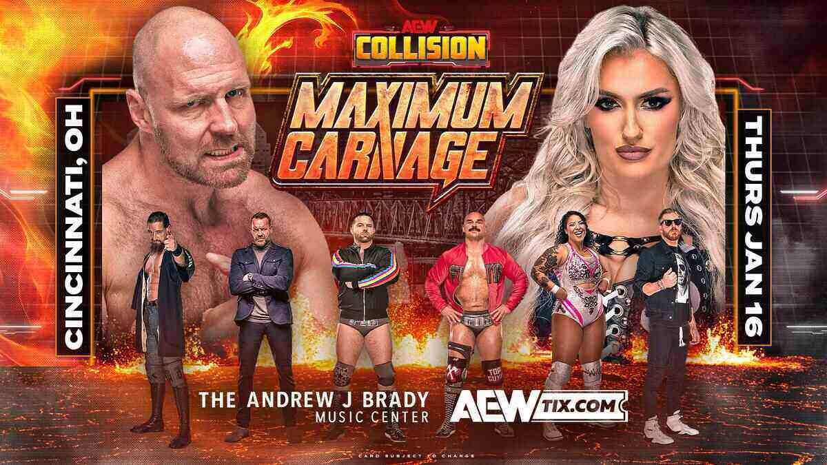 AEW Collision SPOILERS: Matches taped 1/16 to air 1/18 - WWE News, WWE Results, AEW News, AEW ...