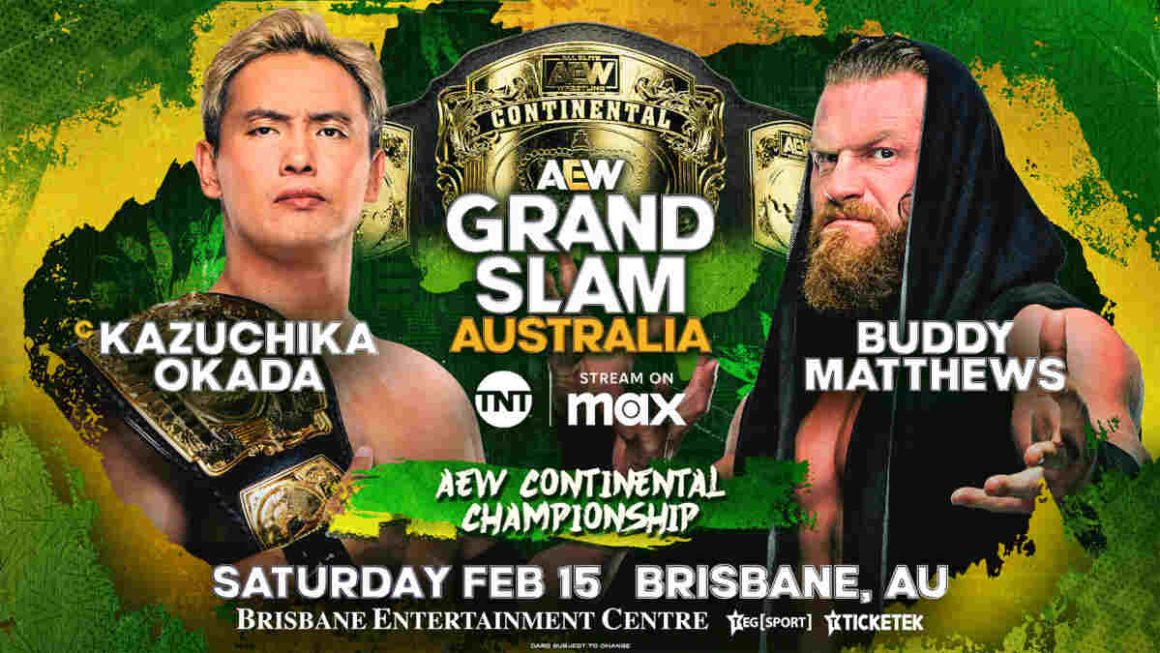 Current lineup for AEW Grand Slam Australia - WWE News, WWE Results ...
