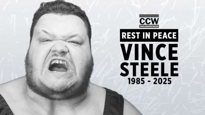 UPDATED: Independent wrestler Vince Steele passes away at age 39 - WWE ...