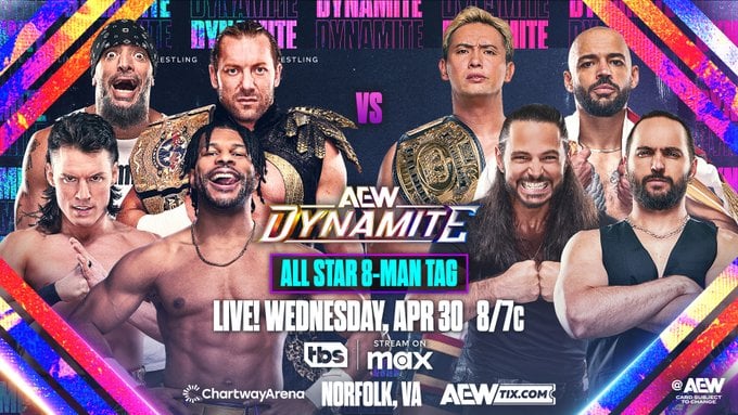 AEW Dynamite Preview: All Star 8-Man Tag And More! - WWE News, WWE Results, AEW News, AEW Results