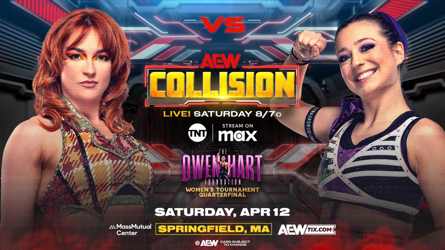 AEW Collision Results - 4/12/25 (FTR, Owen Hart Foundation Tournament ...