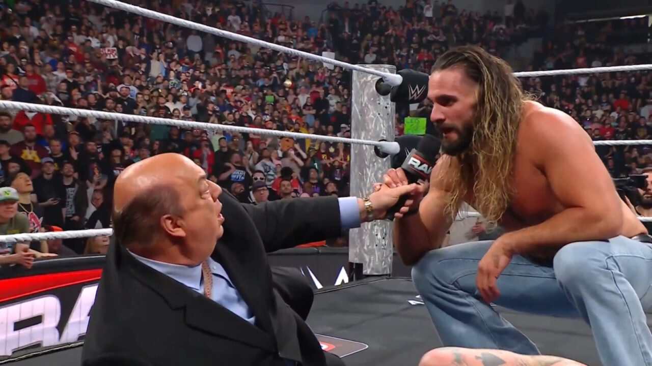 Full segment from WWE Raw featuring Seth Rollins, Paul Heyman and CM ...