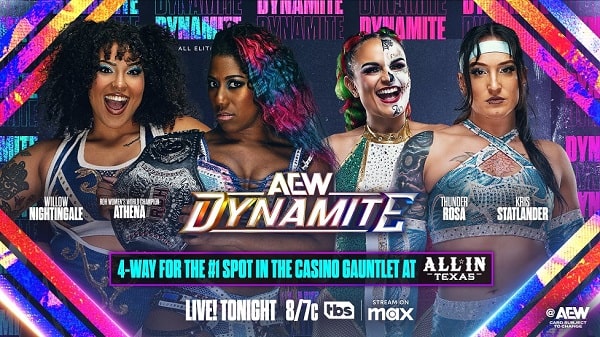 AEW Dynamite Results – 6/25/25 (Fatal 4-Way matches for No. 1 spot in Casino Gauntlets at All In ...