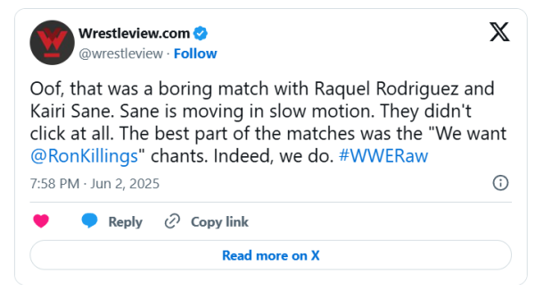 "We Want Truth" chants break out before and during WWE Raw - WWE News, WWE Results, AEW News ...
