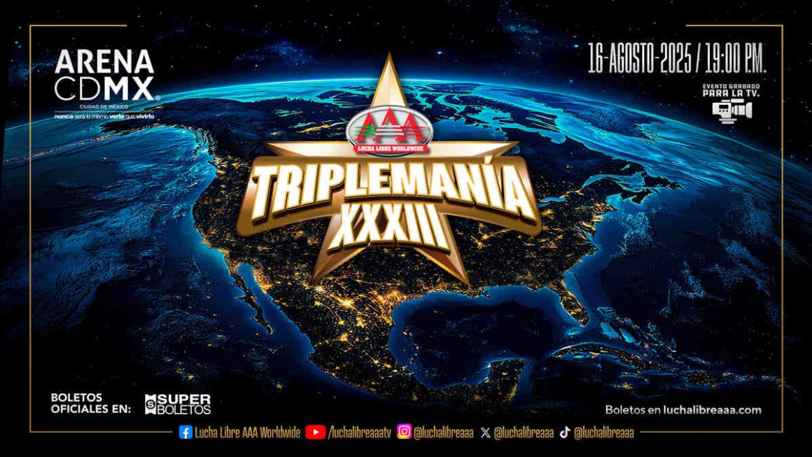 AAA TripleMania 33 to air on YouTube, per Triple H - WWE News, WWE ...
