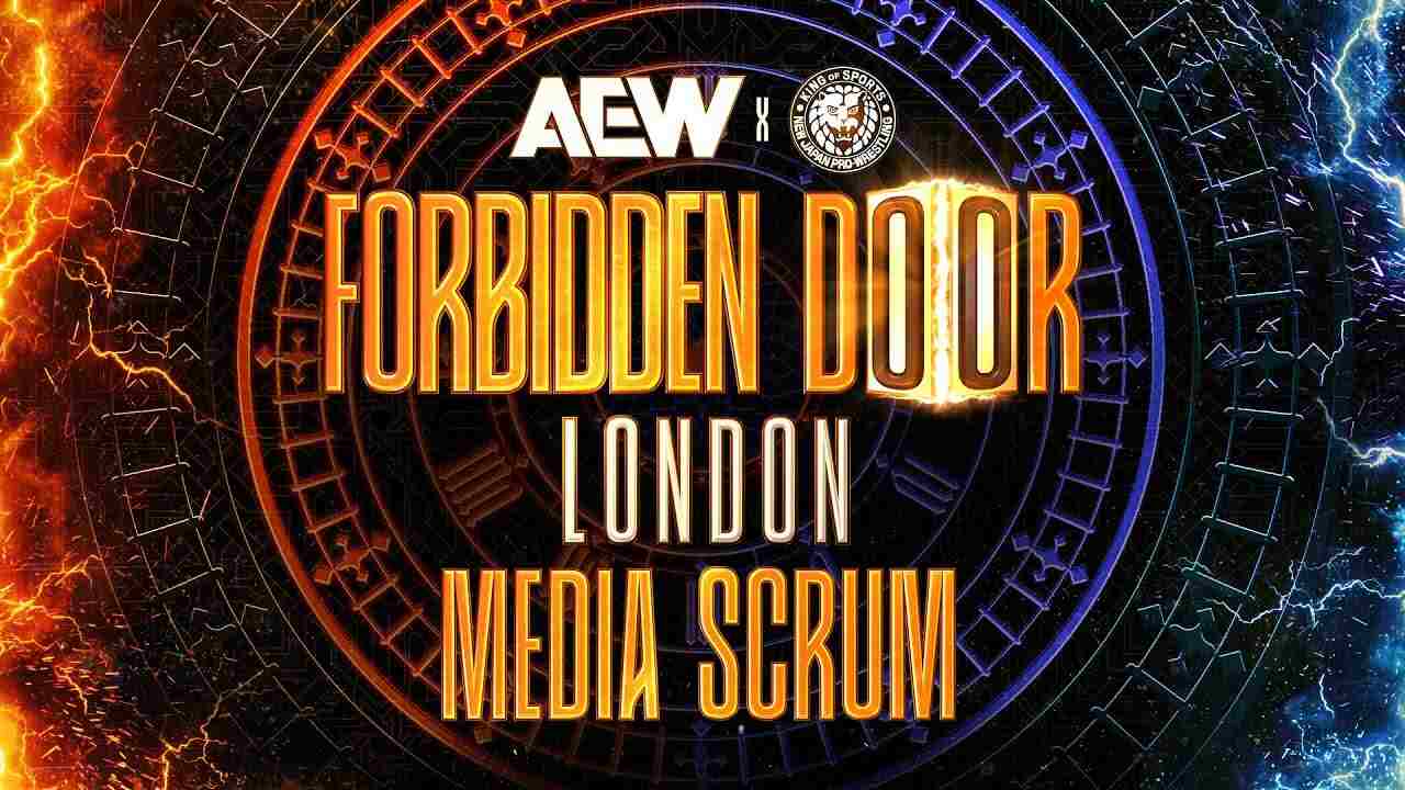 Watch the AEW x NJPW Forbidden Door Media Scrum from London - WWE News ...