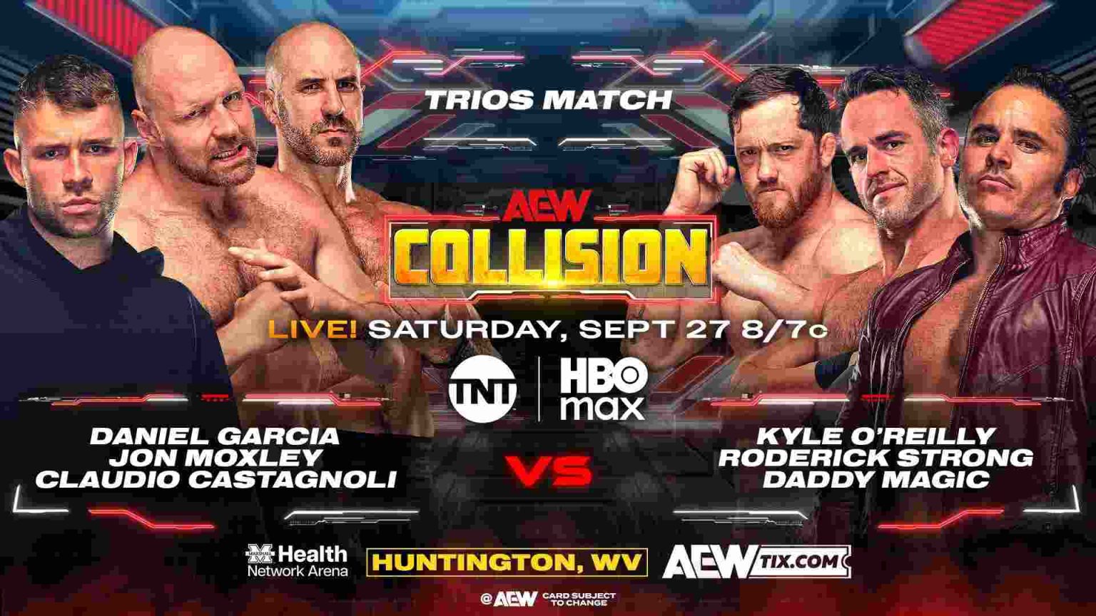 AEW Collision Results - 9/27/25 (TNT Title Match And More!) - WWE News, WWE Results, AEW News ...