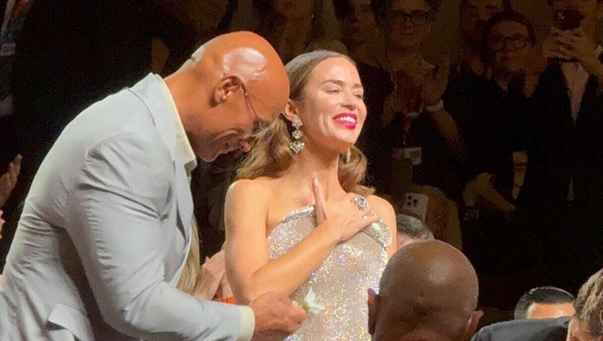 Dwayne Johnson cries after ‘The Smashing Machine’ premiere receives 15 ...