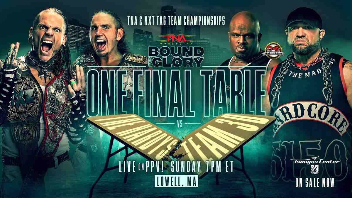 TNA Bound For Glory Results - 10/12/25 (One Final Table for TNA & NXT Tag Titles, More!) - WWE ...