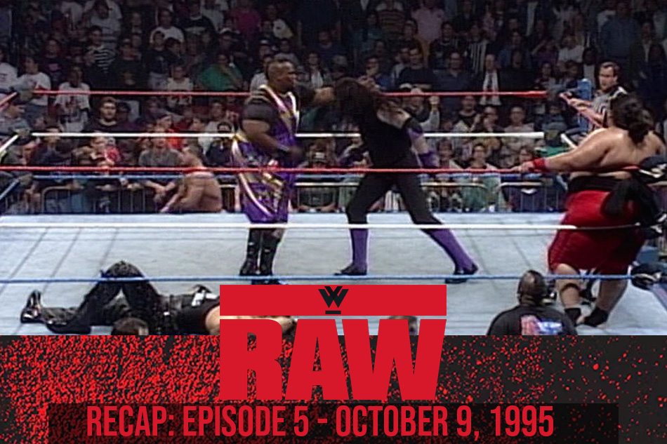 WWF Raw Results - 10/9/95 (Huge 6-Man Tag Match, Undertaker, HBK, and ...