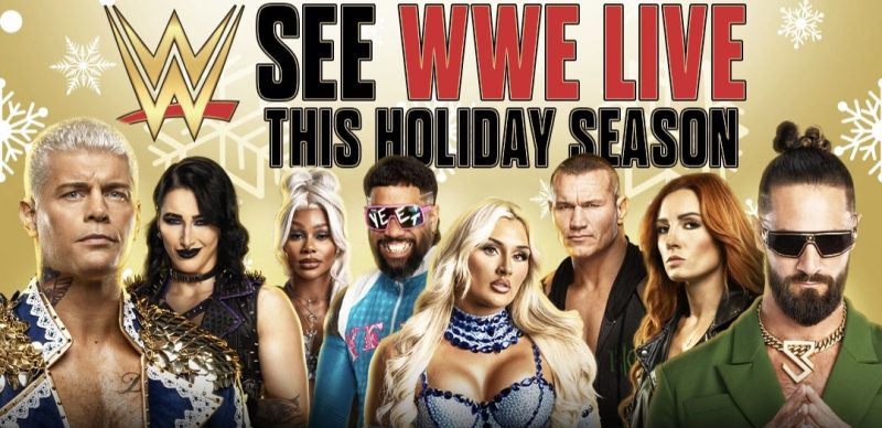 Pre-sale code for tickets and schedule released for WWE Live Holiday ...