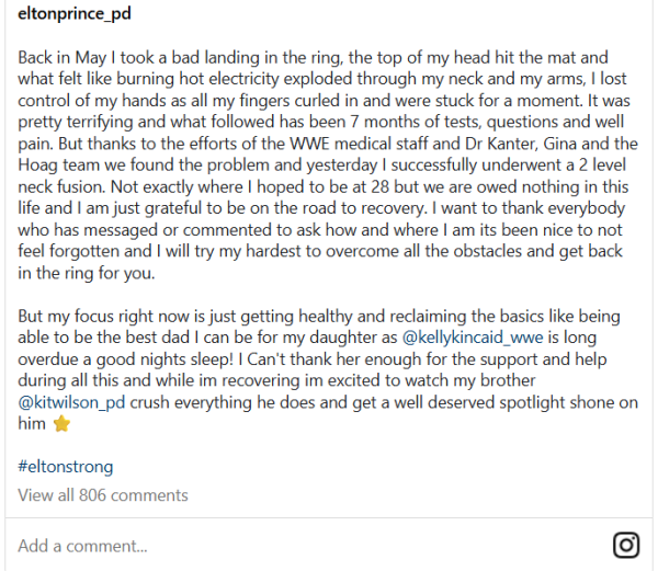 WWE SmackDown wrestler undergoes neck fusion surgery - WWE News, WWE ...