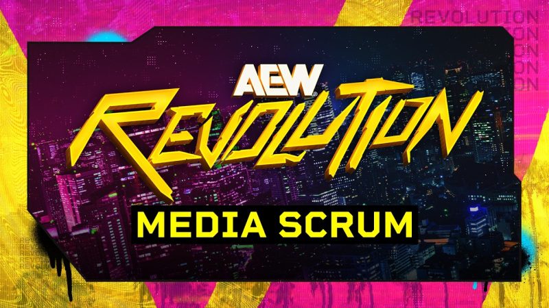 Watch the AEW Revolution Media Scrum - WWE News, WWE Results, AEW News ...