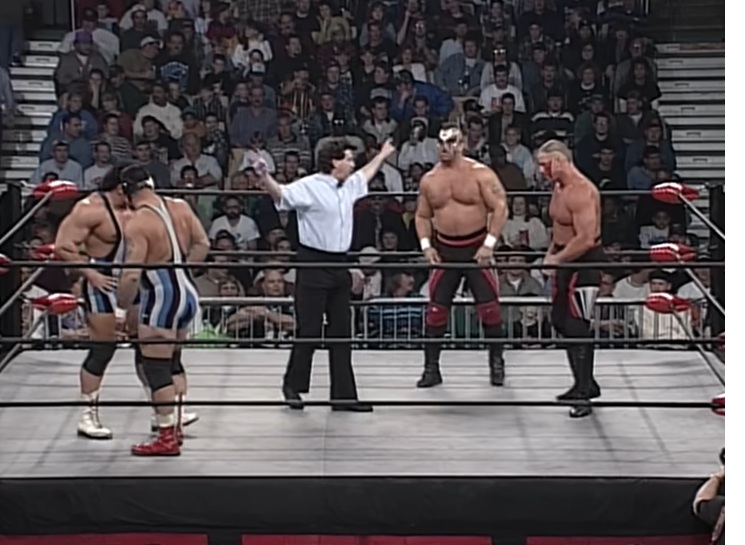 WCW Monday Nitro Results – 3/11/96 (Tag Team Lumberjack strap match ...